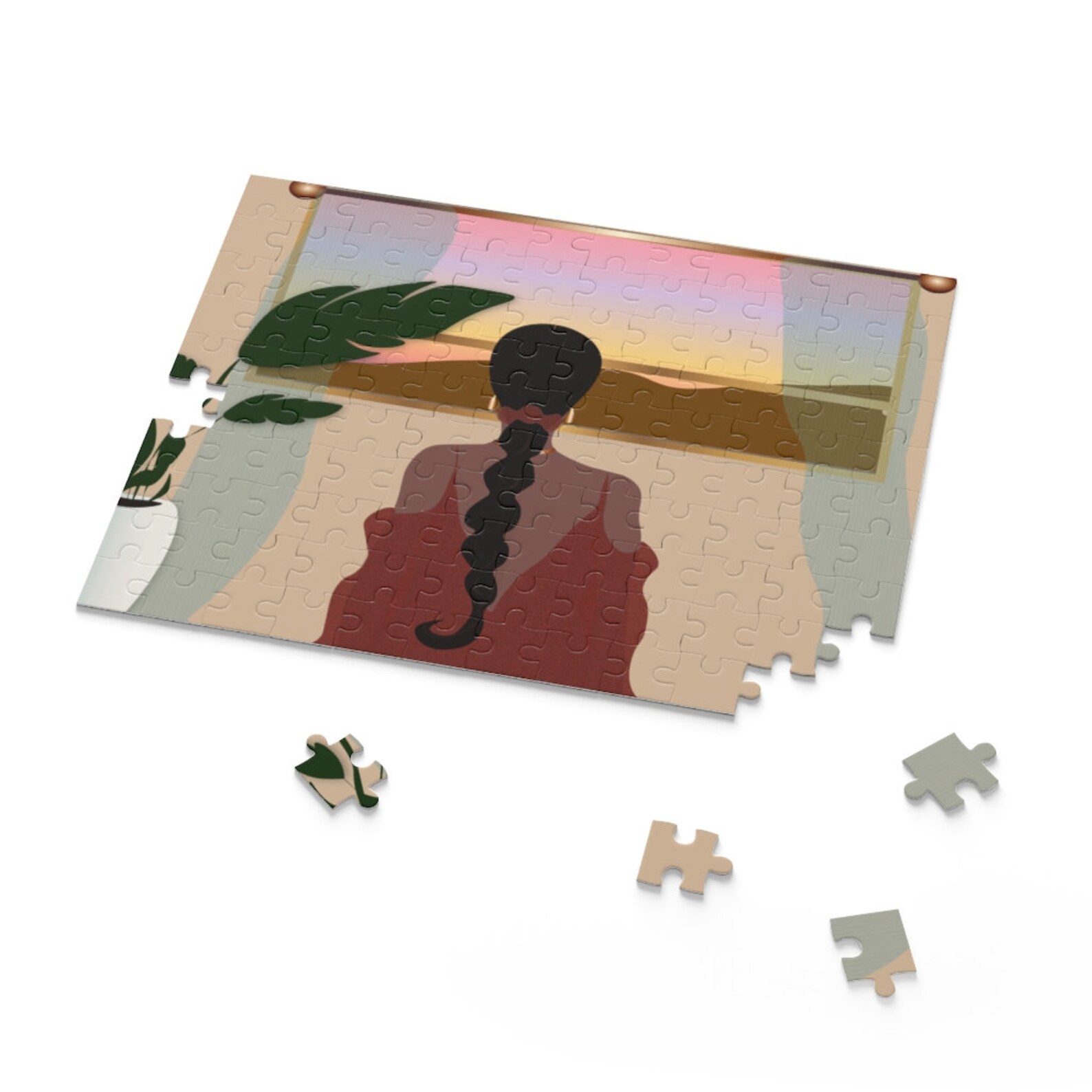 Peace & Serenity Puzzle | Digital Art | Black Woman - Etsy