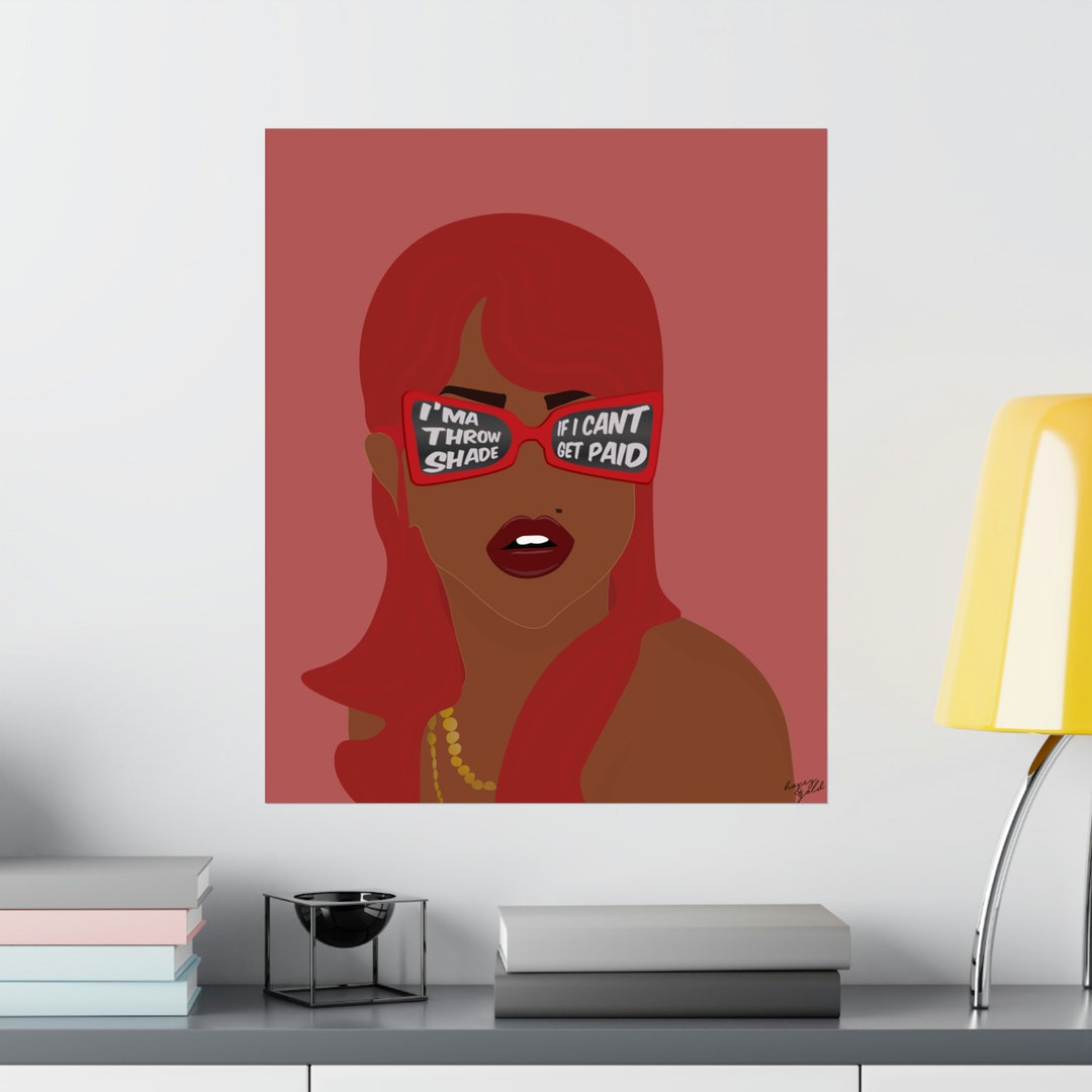 Crush on You Print Lil Kim Art 90s Art Hip Hop Art Black Woman Art - Etsy