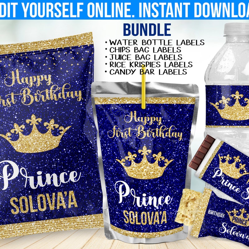 Prince Decorations - Etsy