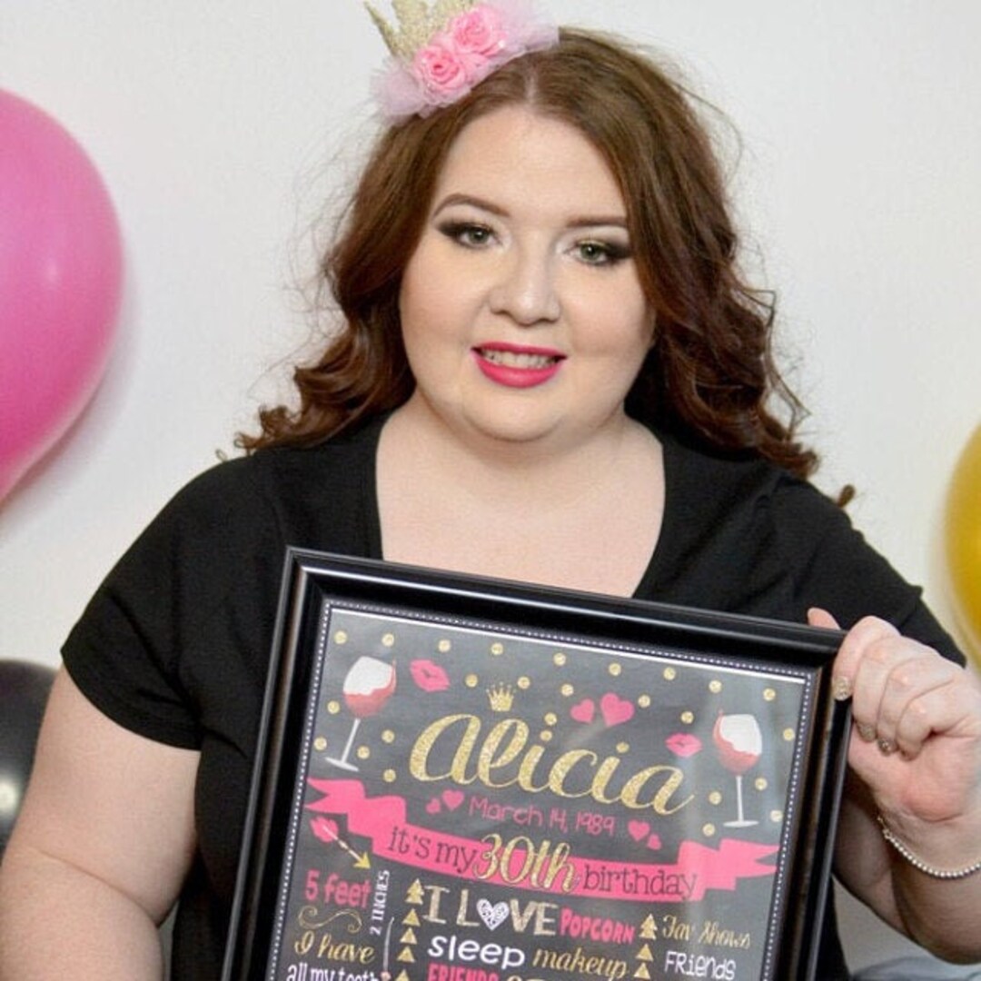 Printable Adult Birthday Chalkboard Sign Cake Smash (449) - Etsy