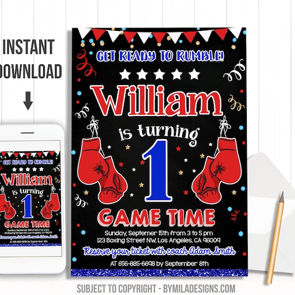 Boxing Theme Party - Etsy