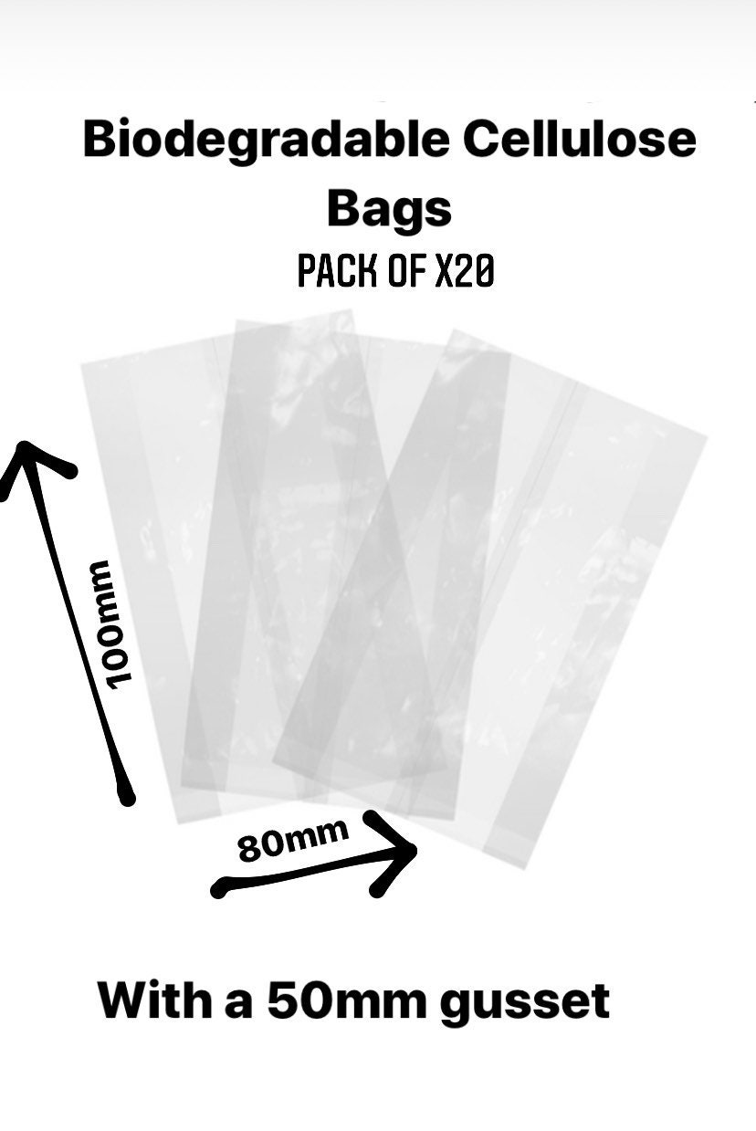 Biodegradable Clear Cellulose Bags Multiple Sizes Available - Etsy ...