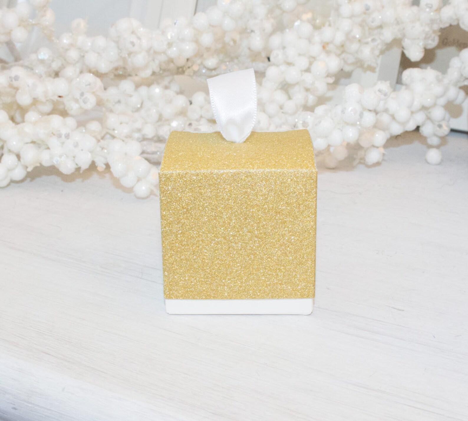Gold Glitter Favor Boxes Sparkling Favor Boxes Wedding - Etsy