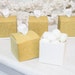 Gold Glitter Favor Boxes Sparkling Favor Boxes Wedding Favor Boxes ...