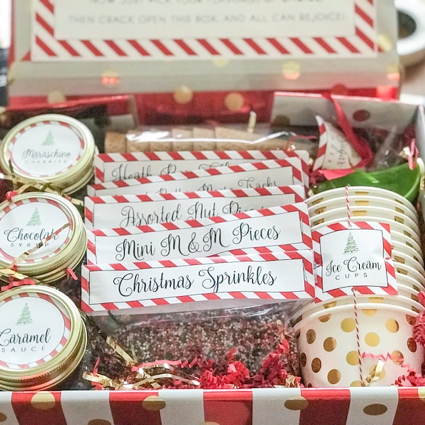 Ice Cream Sundae Kit - Etsy