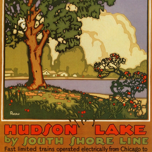 South Shore Line Poster - Etsy