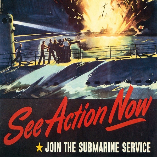 Us Submarine Poster - Etsy