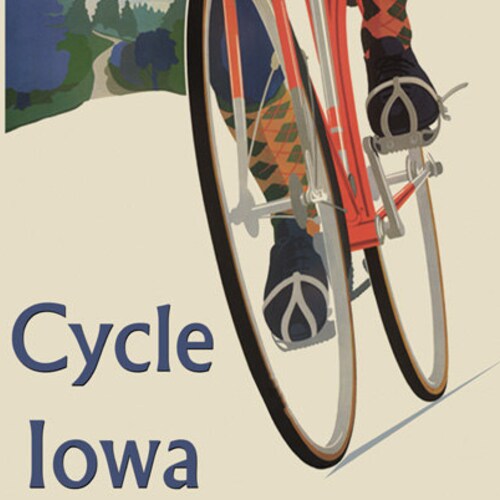 Bike Iowa Print - Etsy