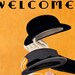 Welcome 16x20 Hats Fun Foyer or Entrance Way Piece - Etsy