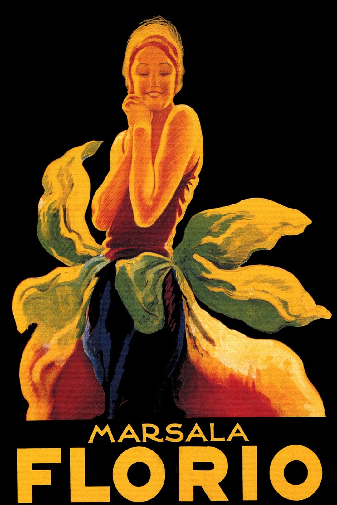 Florio Winery Marsala in Sicily Italy Fashion Woman Italian Vintage ...