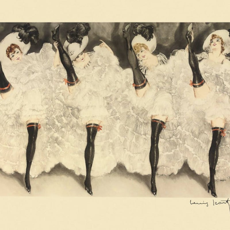 Cancan Dancer Art - Etsy