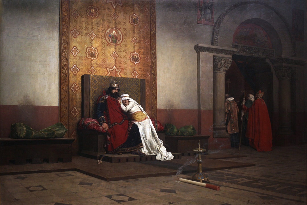 The Excommunication of Robert the Pious Amazing Painting by Jean-paul ...