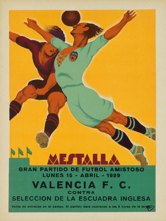 Vintage Soccer Poster