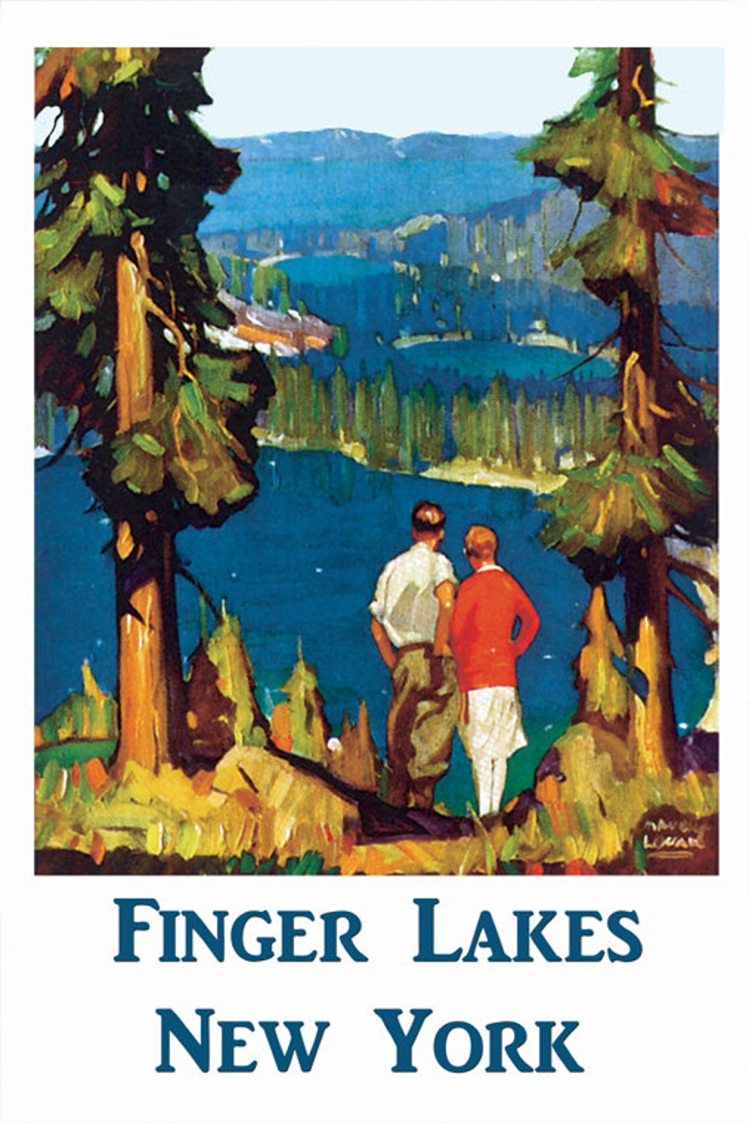 New York Finger Lakes United States Wine Country Travel Tourism Vintage ...