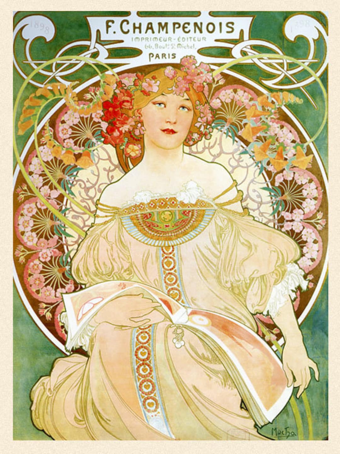 Alphonse Mucha Flowers