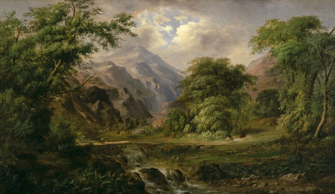 Robert S. Duncanson Pass at Leny Scottish Scotland Mountains Landscape ...