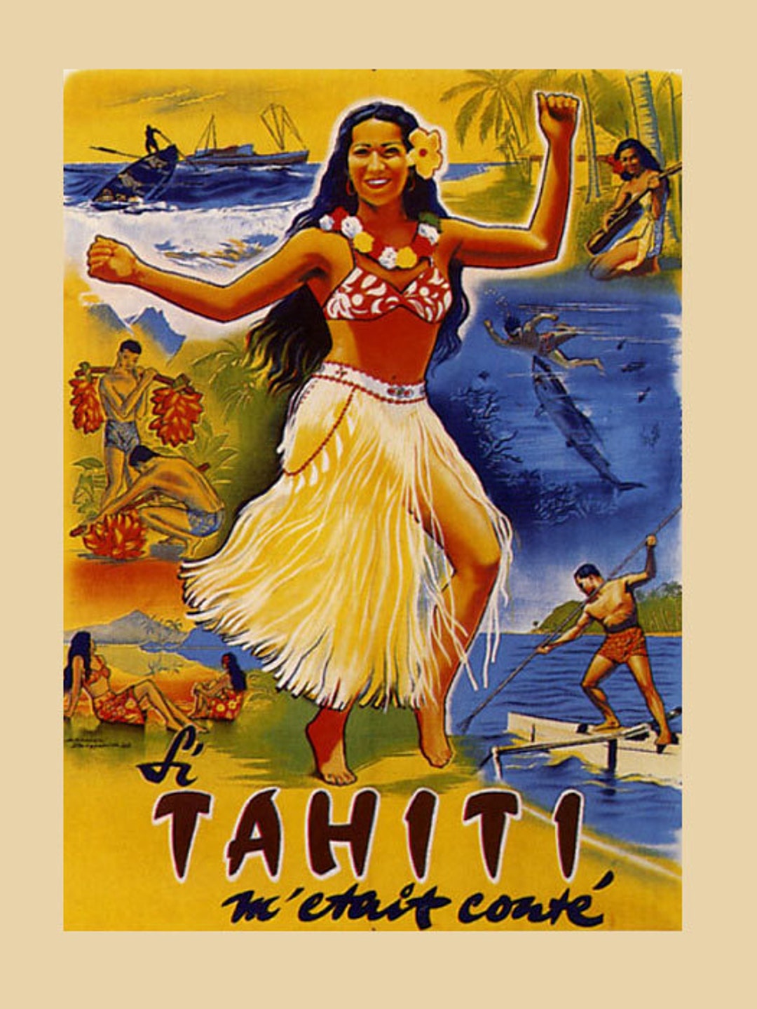 Tahiti Island French Polynesia Dance Music Fishing Diving Travel ...