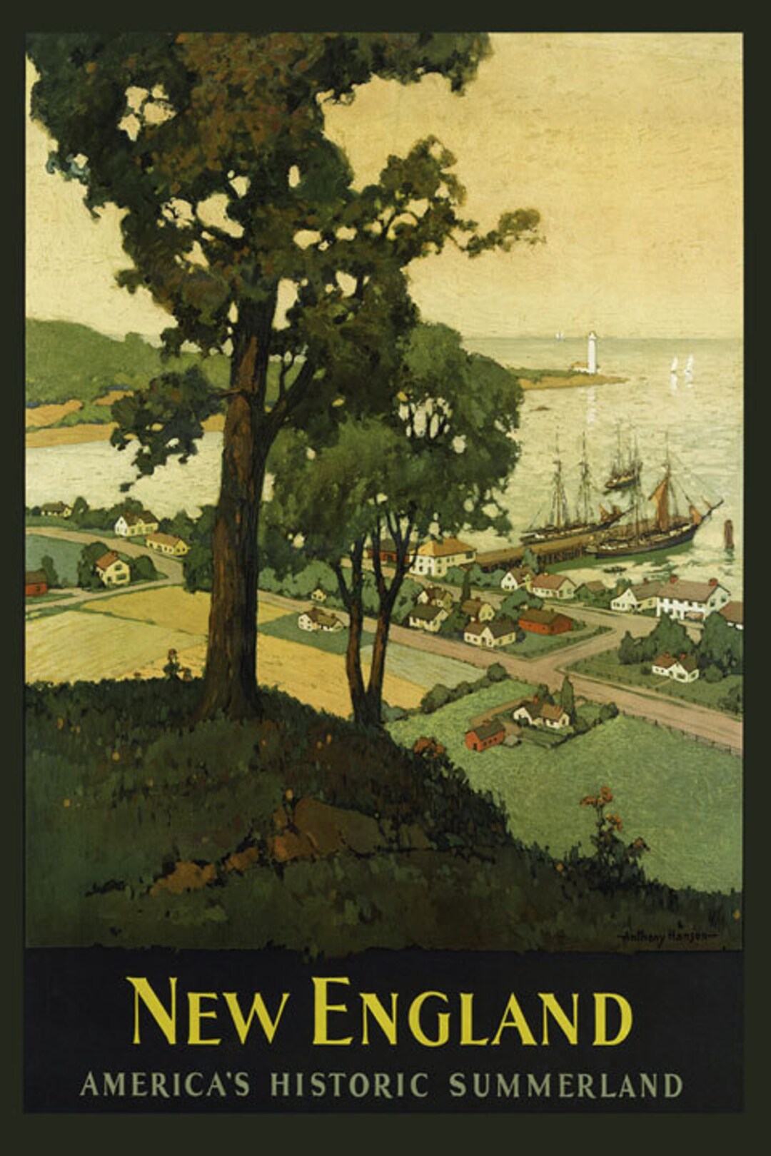 New England American Historic Summerland Landscape Travel Tourism ...