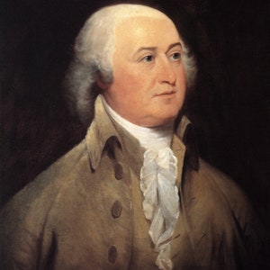 John Adams Founding Fathers Second Usa President 1793 Portrait Painting ...