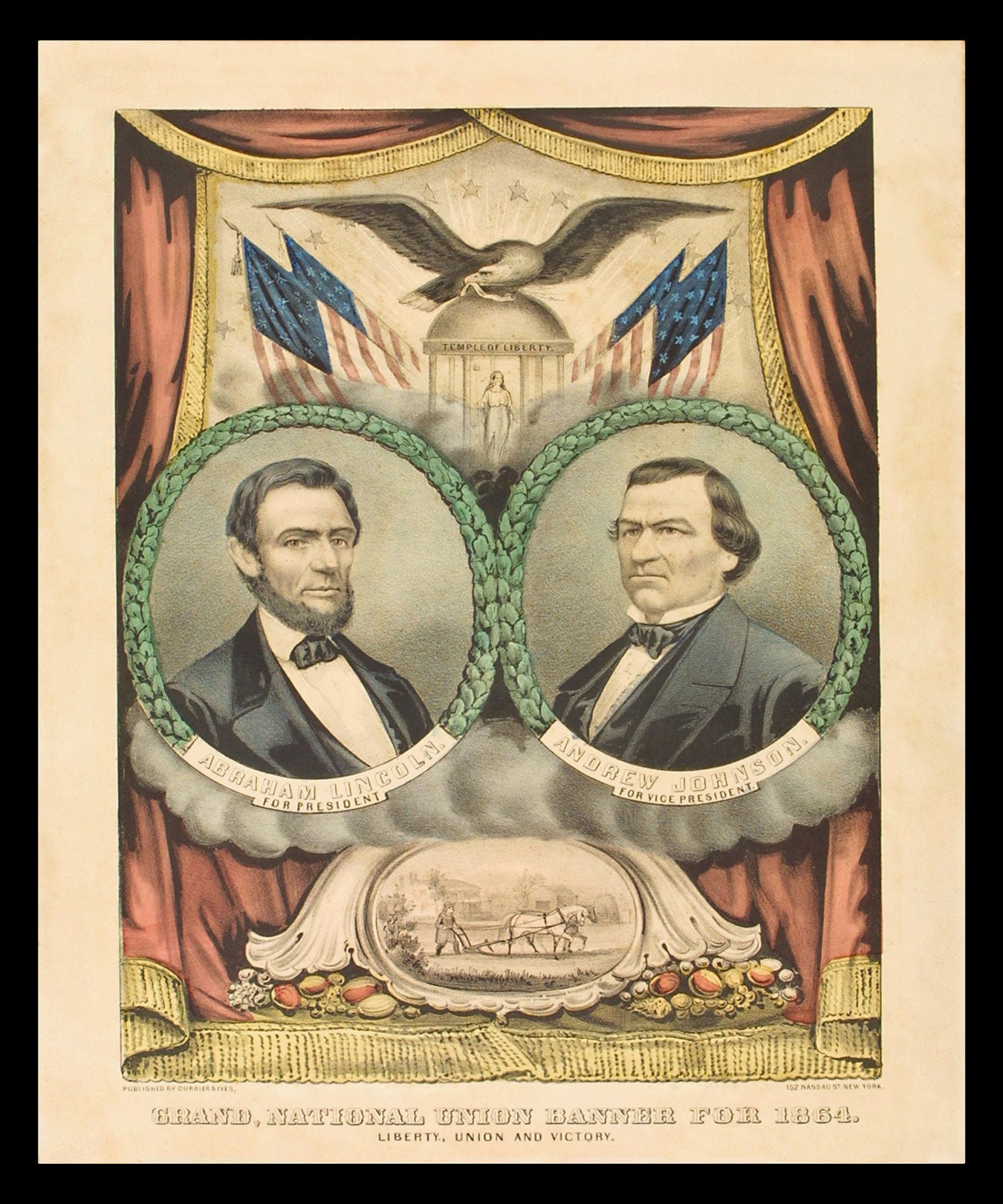 Election Of 1864 Poster