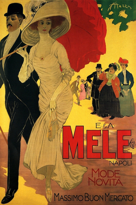 Mele Fashion Couple Dress Red Umbrella Clothes Streets Napoli - Etsy