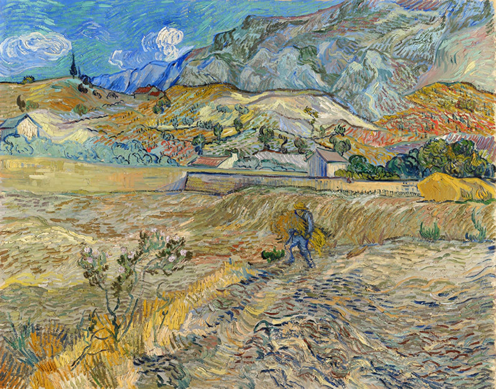 Vincent Van Gogh Landscape at Saint Remy France French Amazing Quality ...