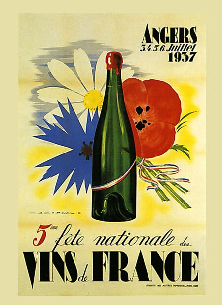 Bar Wine Angers 1937 Flowers France French Drink European | Etsy