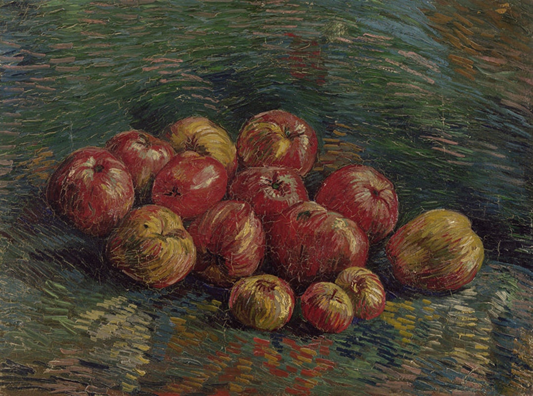 Vincent Van Gogh Apples Fruits Amazing Quality Repro on Matte Paper or ...