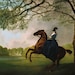 Laetitia Lady Lade Horse Lake Farm Landscape Fine Painting by George ...