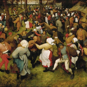 Pieter Bruegel the Elder the Wedding Dance Amazing Quality Repro on ...