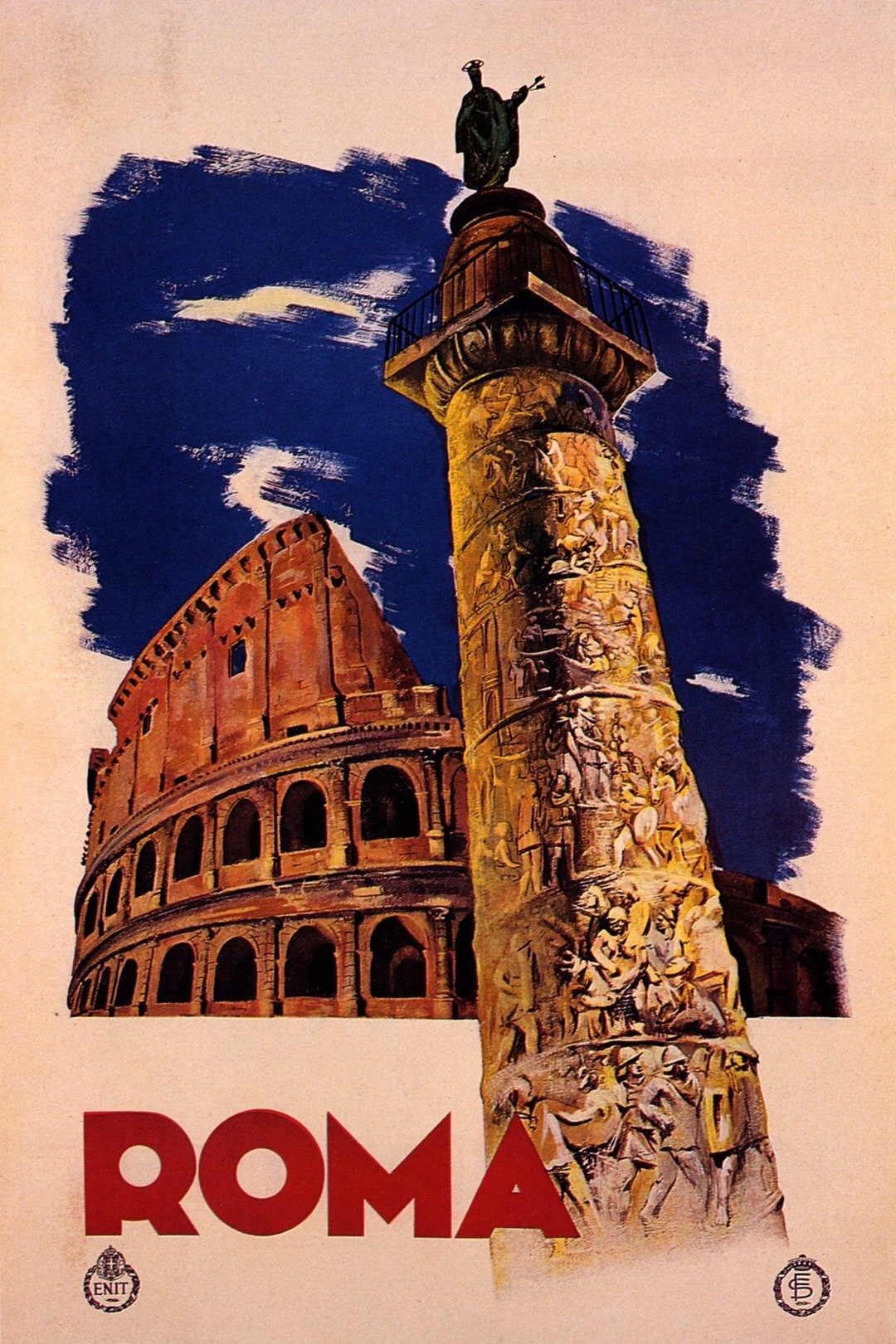 Roma Rome Colosseum St. Peter's Basilica Castel St Angelo Ponte Sant ...