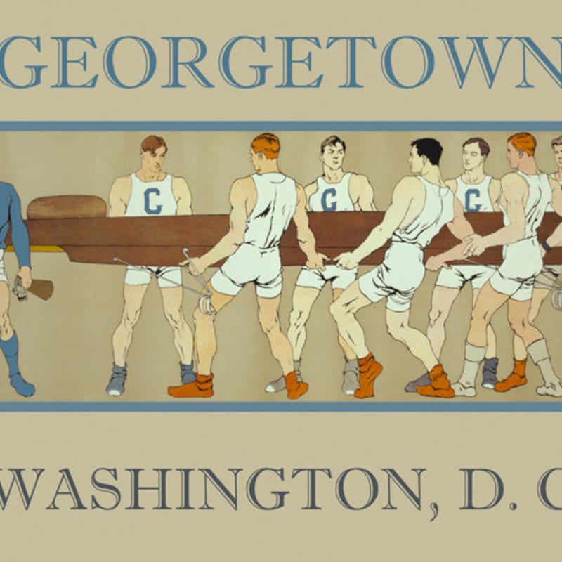 Georgetown Poster Vintage - Etsy