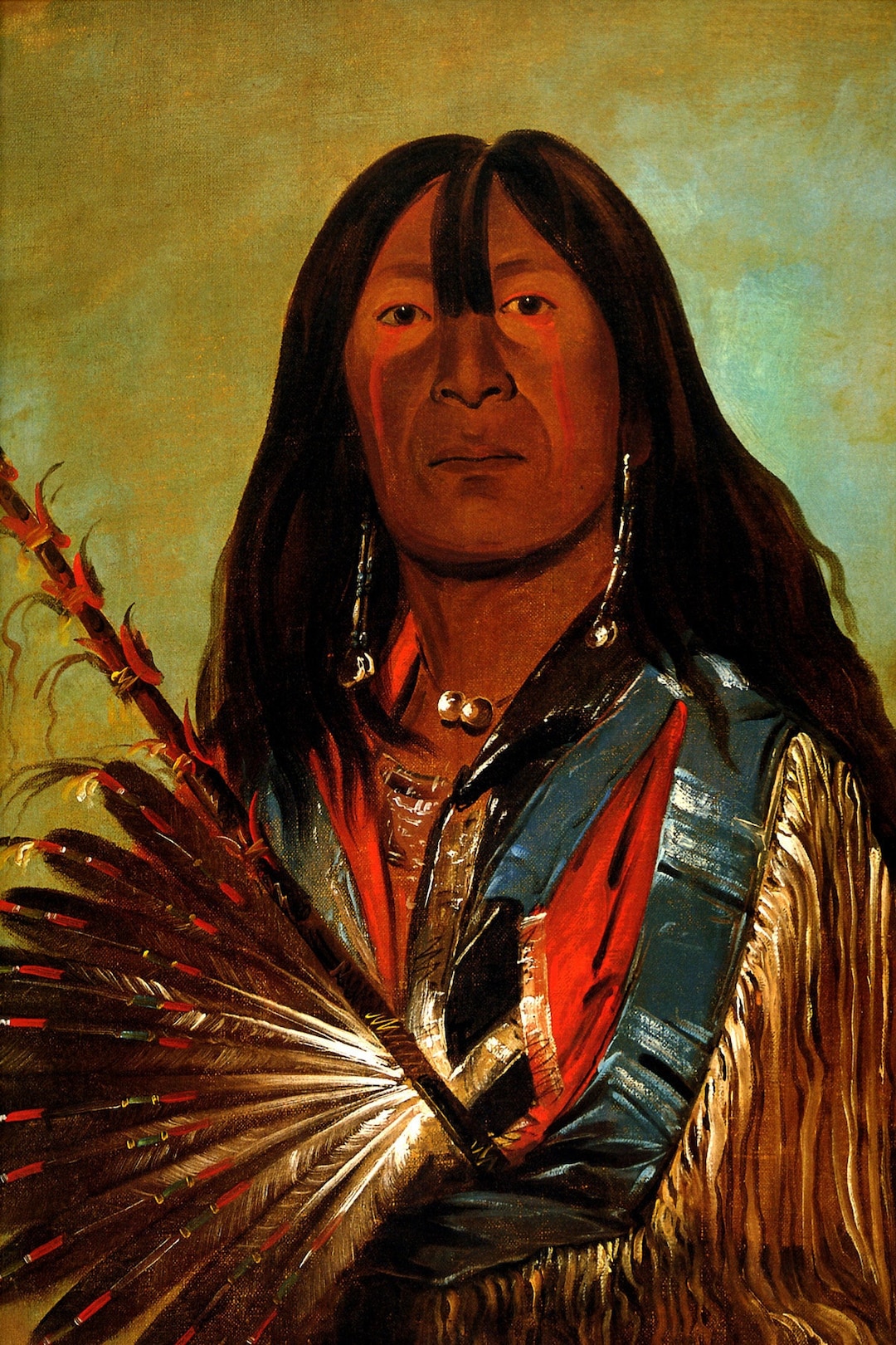The Dog Chief of the Bad Arrow Points Band 1832 Western Sioux Lakota ...