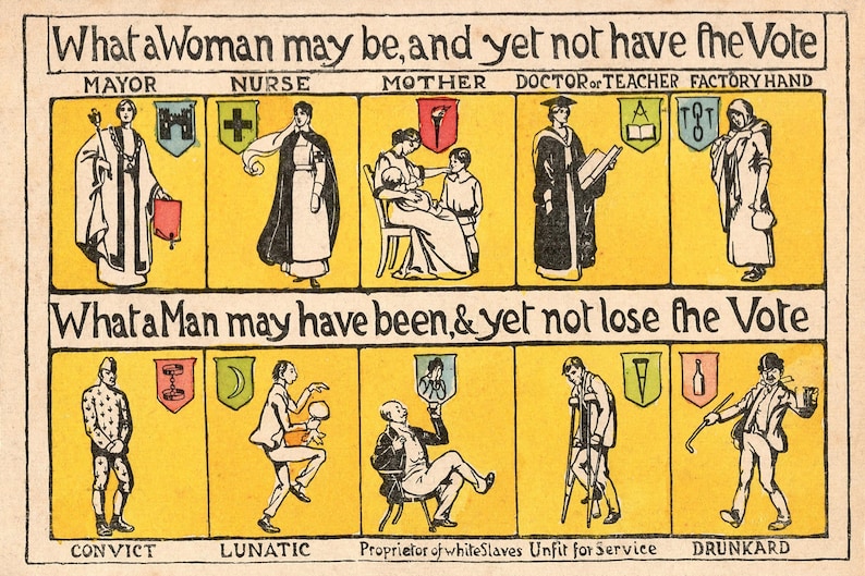 What a Woman May Be and yet Not Have the Vote What a Man May Have Been ...