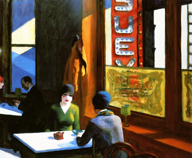 Hopper Chop Suey 16x20 Option Ladies Coffee Diner Restaurant by Edward ...