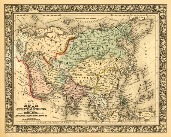 Political Map Of Eurasia