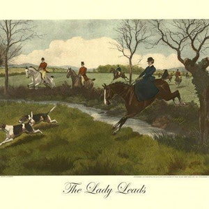 English Hunt Scene - Etsy