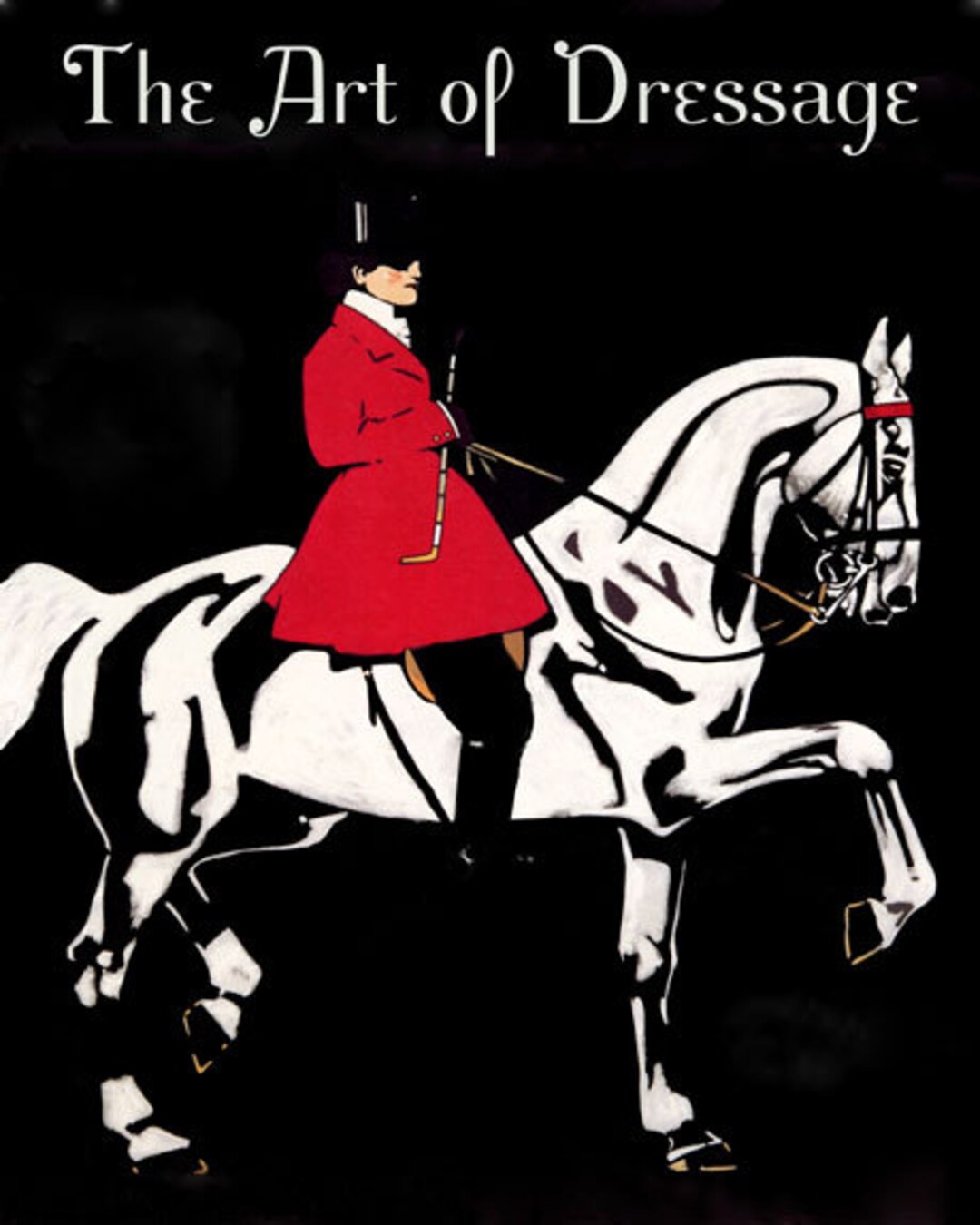 Horse Art of Dressage American Equestrianism Sport Vintage Poster Repro ...