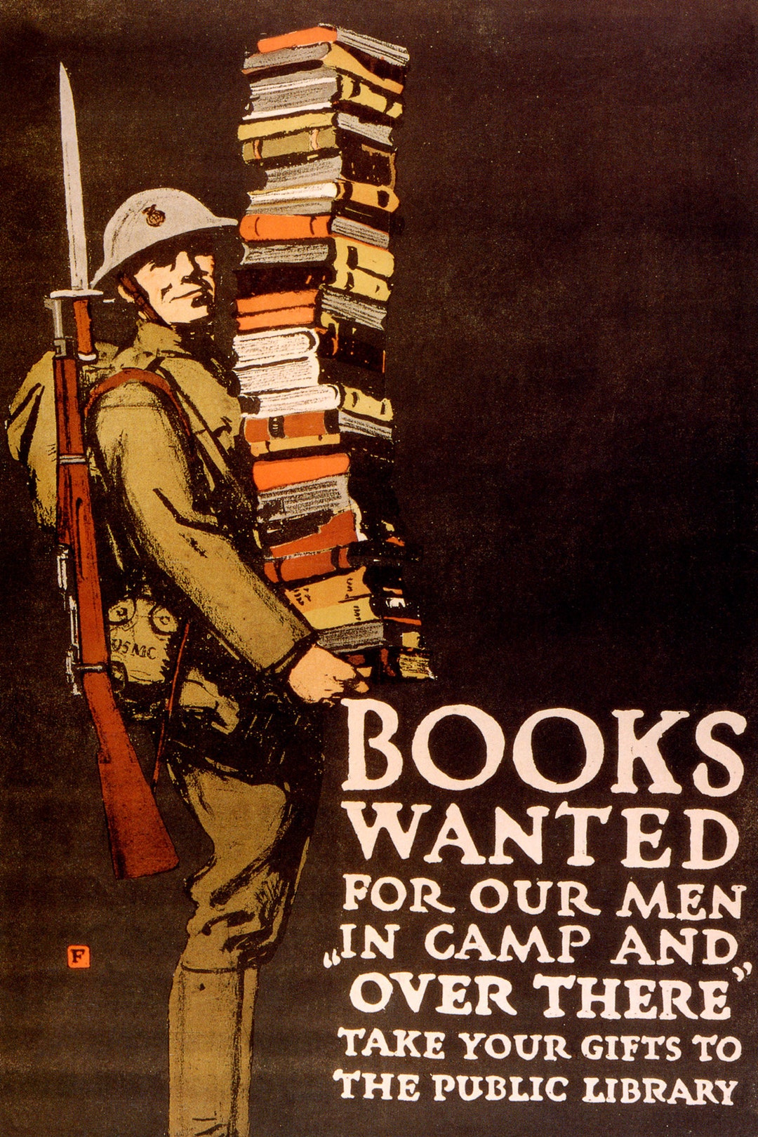 Books Wanted for Our Men in Camp and Over There Soldier Take Your Gifts ...