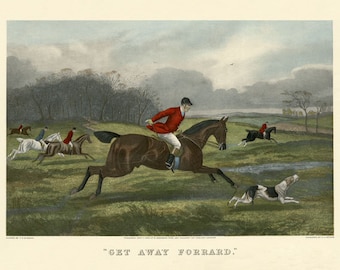 Fox Hunting Art | Etsy