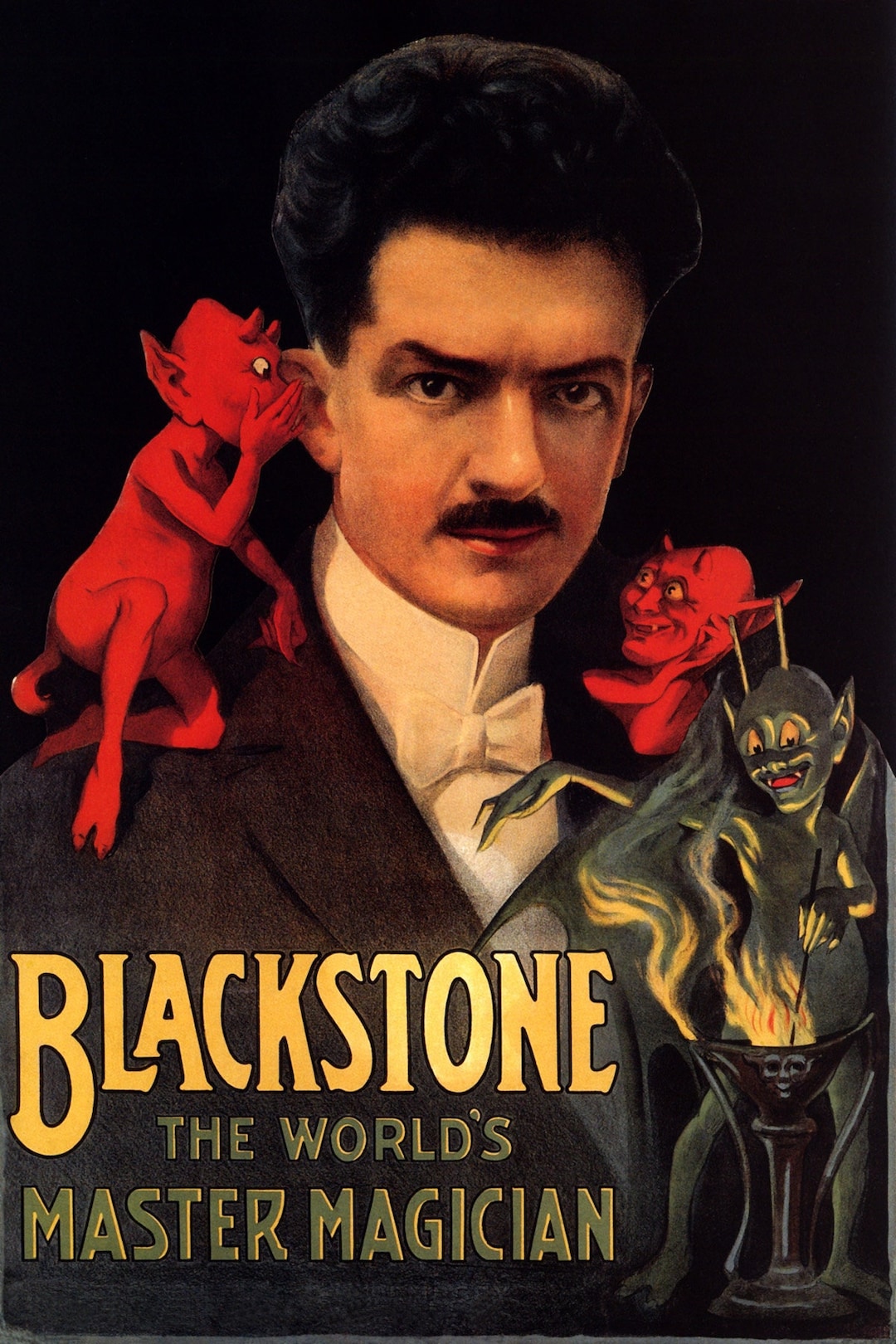 Blackstone the World Master Devil Devils Show Spirits Magic Magician ...