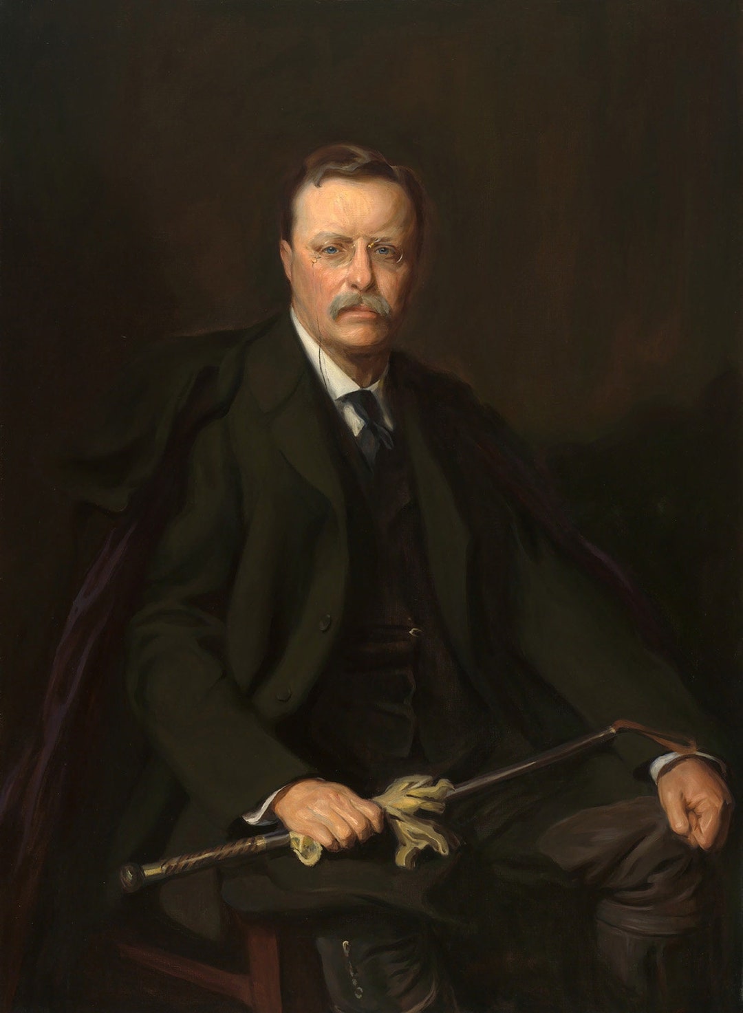 Theodore Roosevelt 26th President of the United States Portrait Repro ...