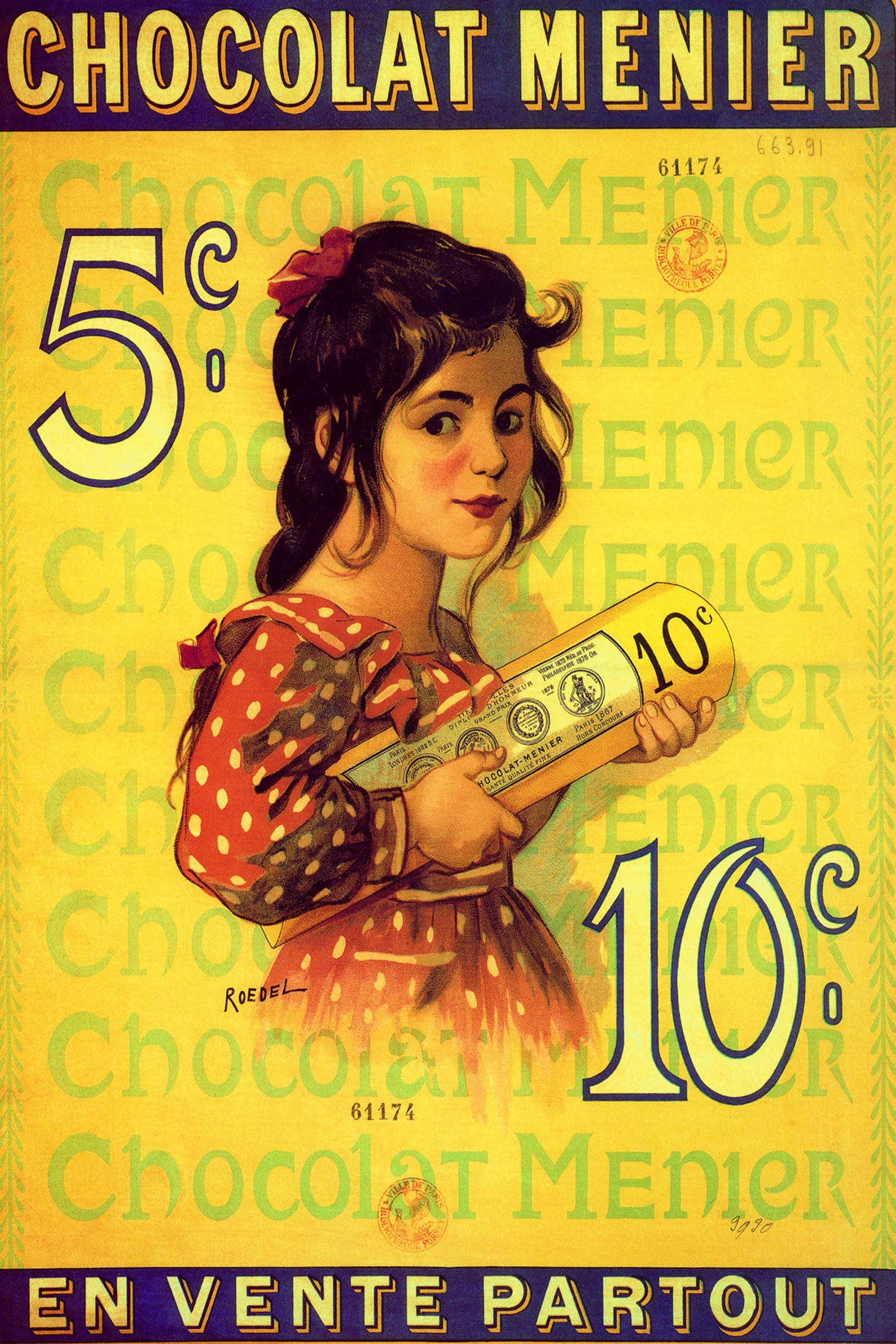 Beautiful Girl Eating Holding Chocolate Chocolat Bars Having Fun French ...