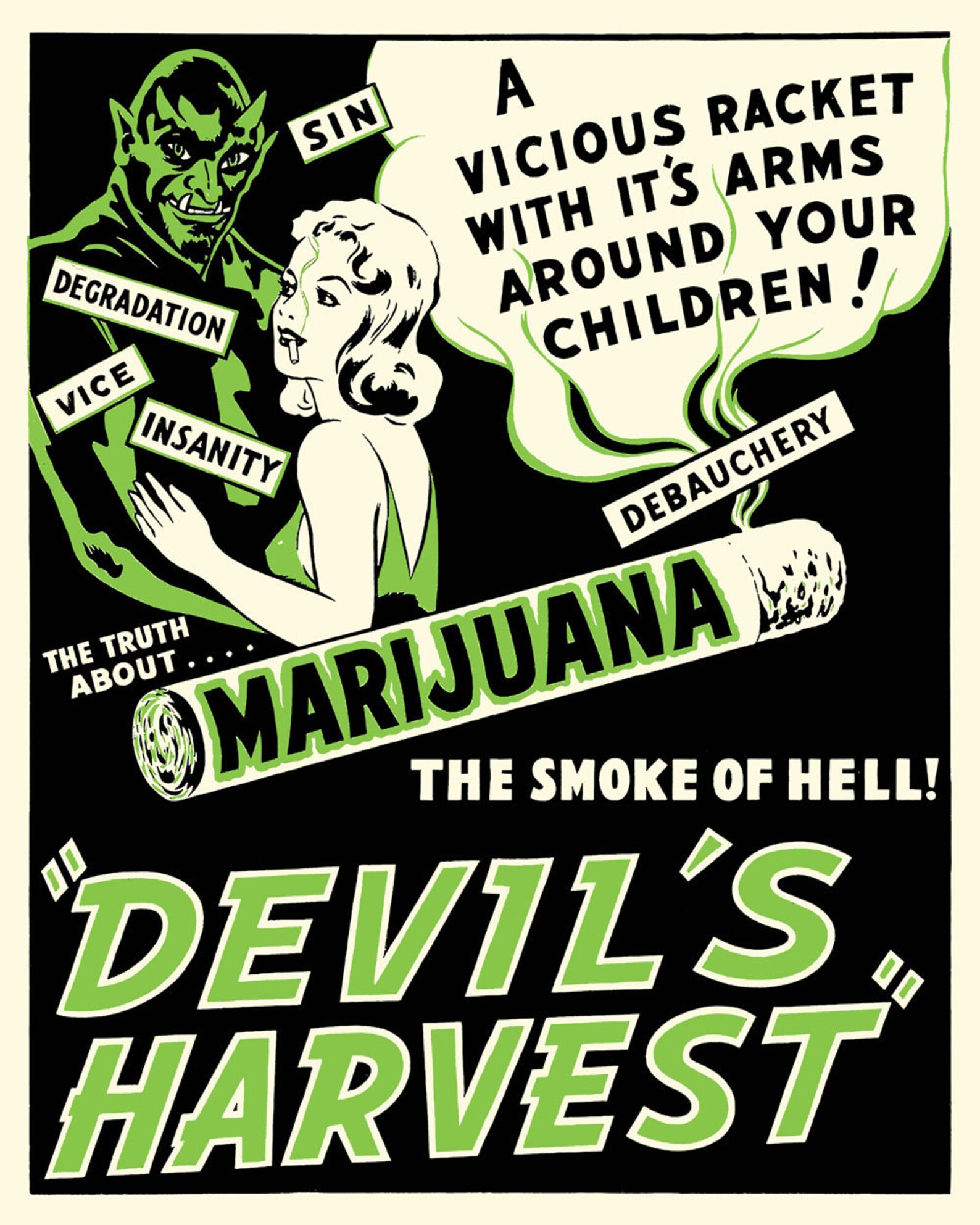 Marijuana Smoke of Hell Devil Harvest Vicius Insanity Degradation ...