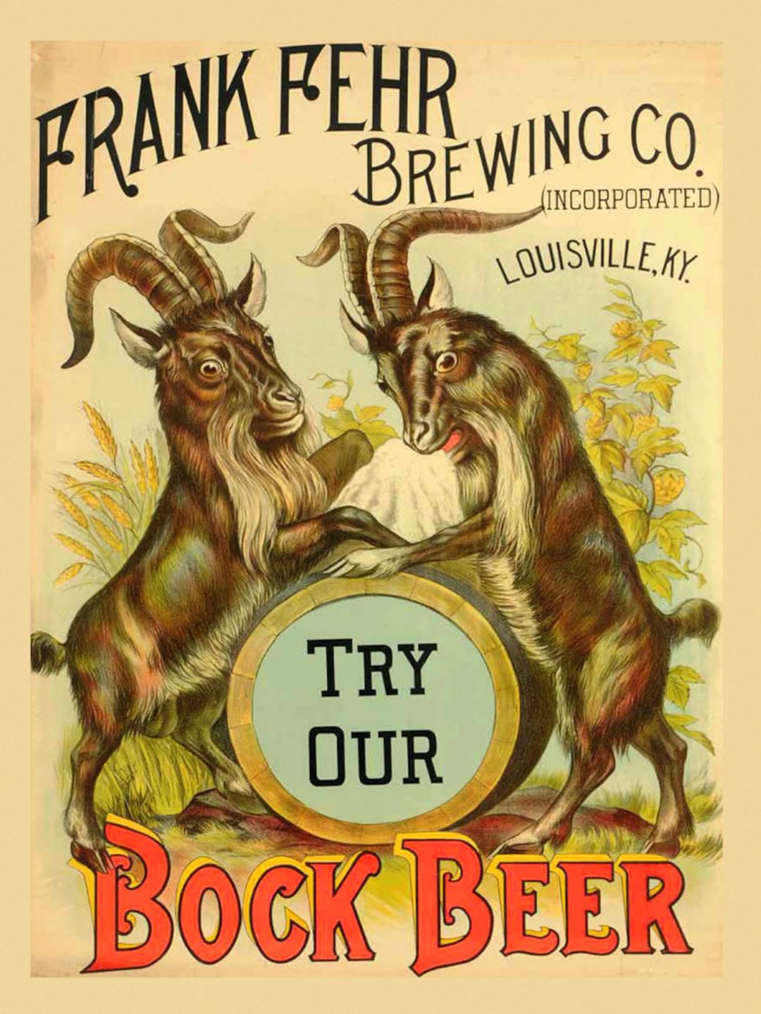 Beer Bar Frank Fehr Goat Famous Louisville Kentucky American Brewing ...