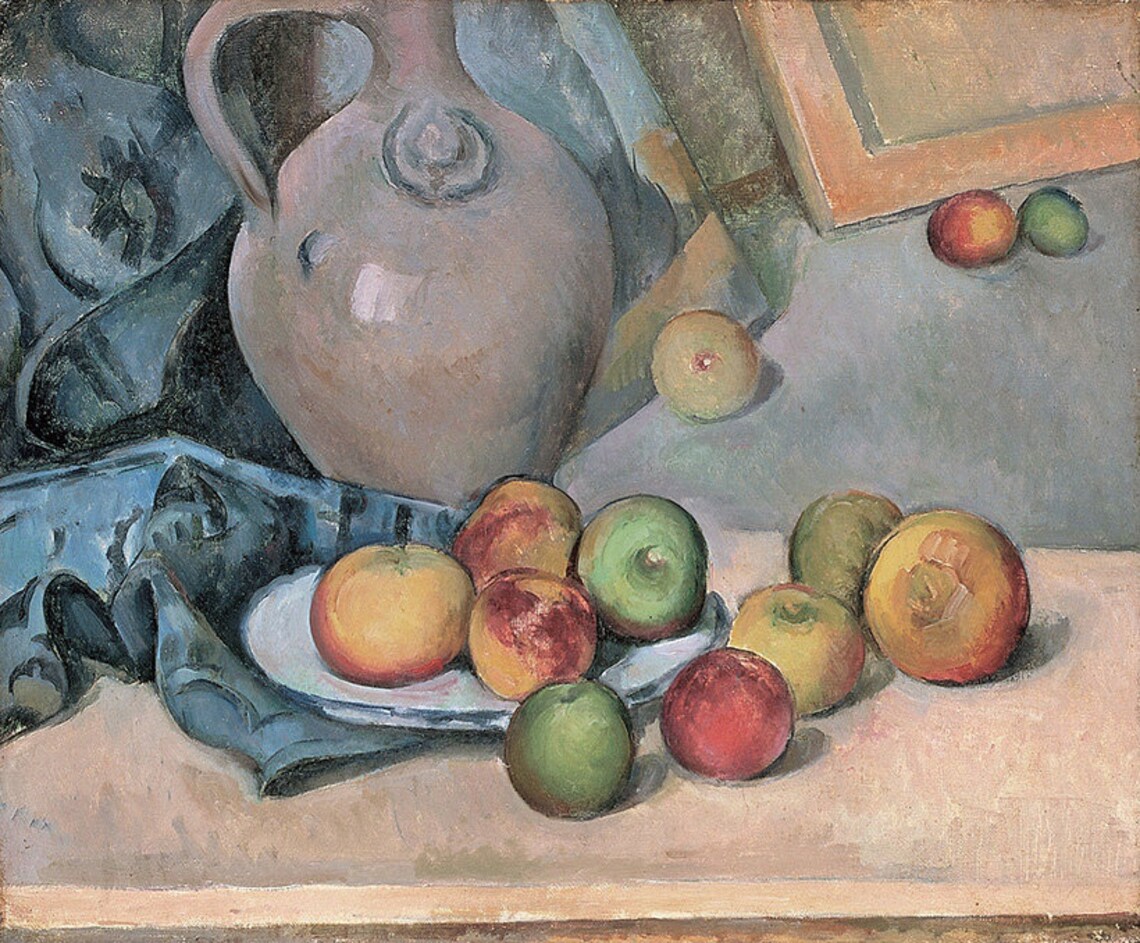 Paul Cezanne Still Life With a Stoneware Pitcher Amazing Quality Repro ...