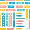 Ribbon Doodles, Decorative, Style Banner, Logo Design Digital Clip Art ...