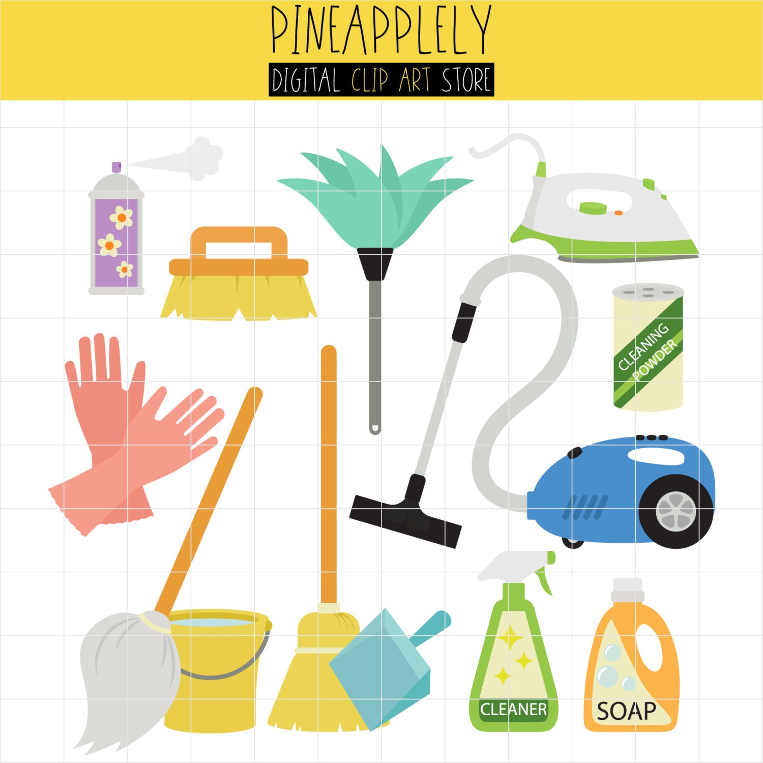 House Cleaning, Household Chores, Cleaning Day, General Cleaning Tools ...