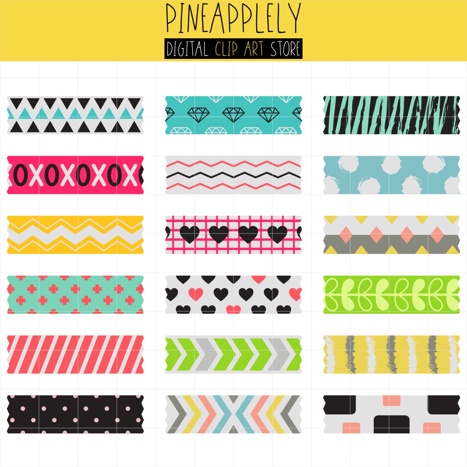 Washi Tape Clip Art at Anthony Bohnsack blog