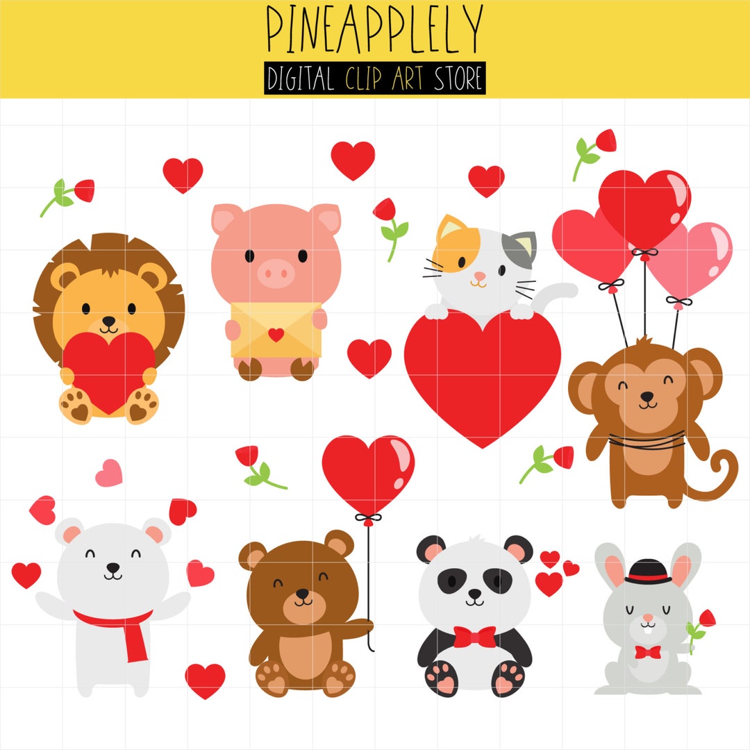 Animals in Love, Valentine's Day, Heart Month, February Love Month ...